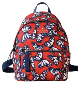 kate spade chelsea the little better butterfly toss printed medium backpack