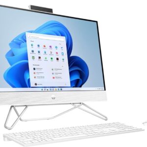 HP 24-inch All-in-One Touchscreen Desktop, 12th Intel Core i5-1235U (Up to 4.4 GHz), 16 GB RAM, 1TB SSD, Windows 11 Home (White)