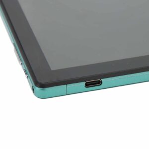 DAUERHAFT 10.1 Inch Portable Tablet US Plug 100‑240V 2.4G 5G WiFi 5000mAh FHD Tablet 8 Core CPU Dual Speakers Support Fast Charge for Work (Green)