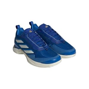 adidas Women`s Avacourt Tennis Shoes Bright Royal and White