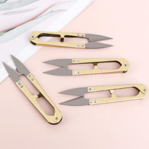 traditional thread scissors, pliers, lightweight thread cutting machine for yarn - portable mini sewing scissors 4pcs