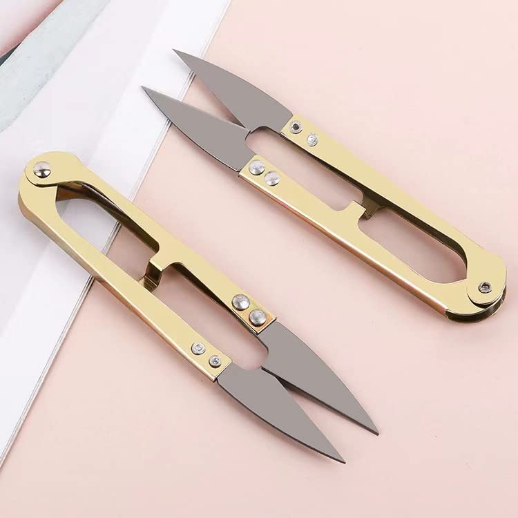 Traditional thread scissors, pliers, lightweight thread cutting machine for yarn - portable mini sewing scissors 4PCS