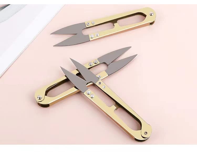 Traditional thread scissors, pliers, lightweight thread cutting machine for yarn - portable mini sewing scissors 4PCS