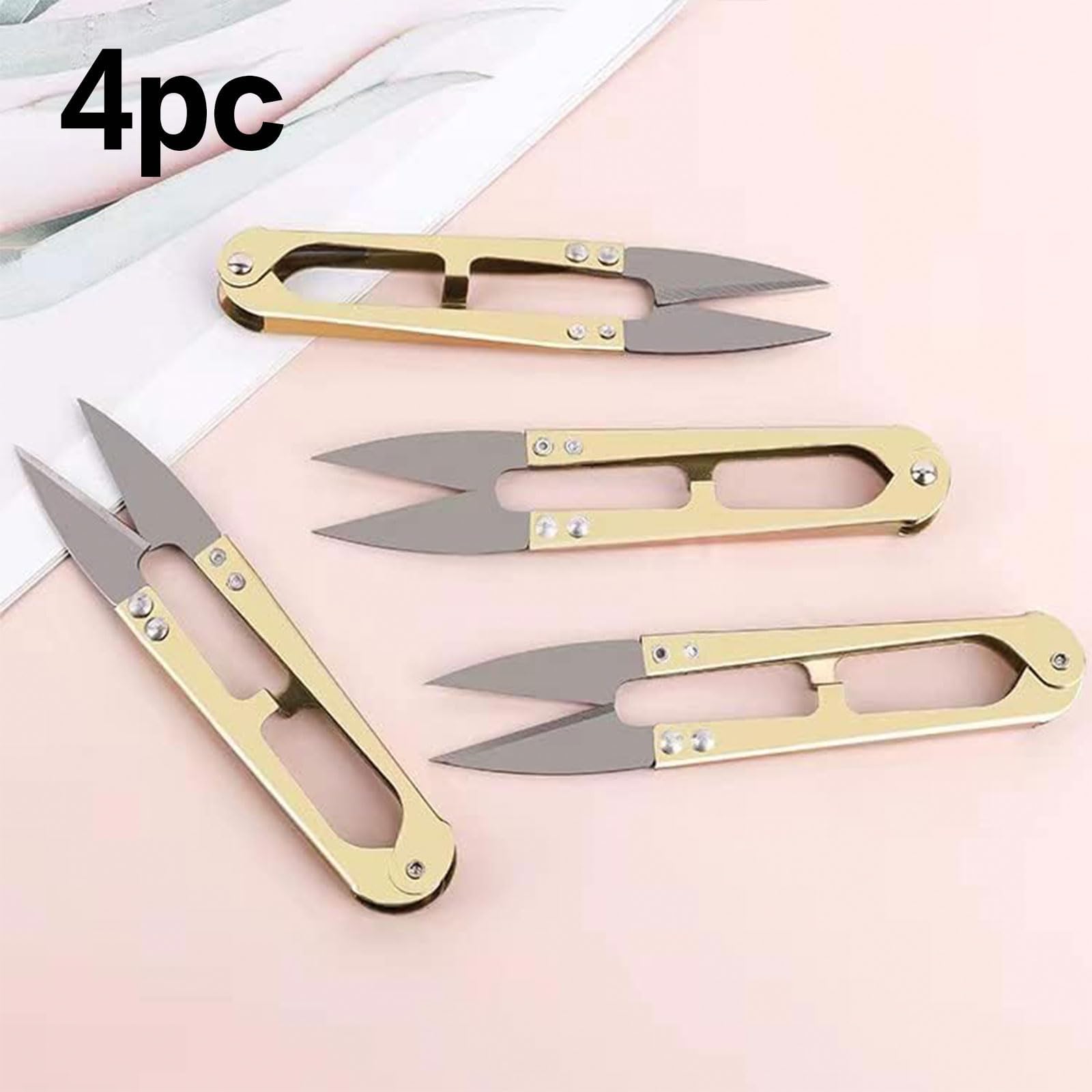 Traditional thread scissors, pliers, lightweight thread cutting machine for yarn - portable mini sewing scissors 4PCS