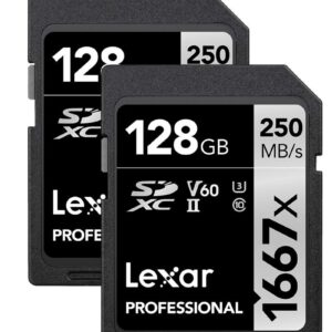 Lexar 64GB and 128GB SDXC Memory Cards Bundle | UHS-II