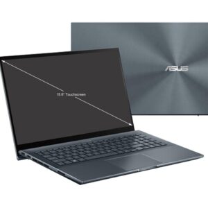 ASUS 2023 Zenbook Pro 15 OLED FHD Touchscreen PC 8-Core AMD Ryzen 9 5900HX NVIDIA GeForce RTX 3050 Ti 4GB GDDR6 16GB DDR4 1TB NVMe SSD WiFi AC USB-C HDMI2.0 Backlit Keyboard Windows 11 Pro w/RE USB