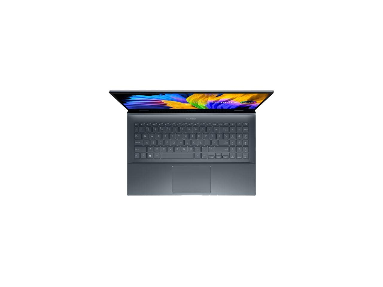 ASUS 2023 Zenbook Pro 15 OLED FHD Touchscreen PC 8-Core AMD Ryzen 9 5900HX NVIDIA GeForce RTX 3050 Ti 4GB GDDR6 16GB DDR4 1TB NVMe SSD WiFi AC USB-C HDMI2.0 Backlit Keyboard Windows 11 Pro w/RE USB