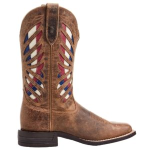 Ariat Women's Longview Western Boot - Burlap, 8.5 Medium