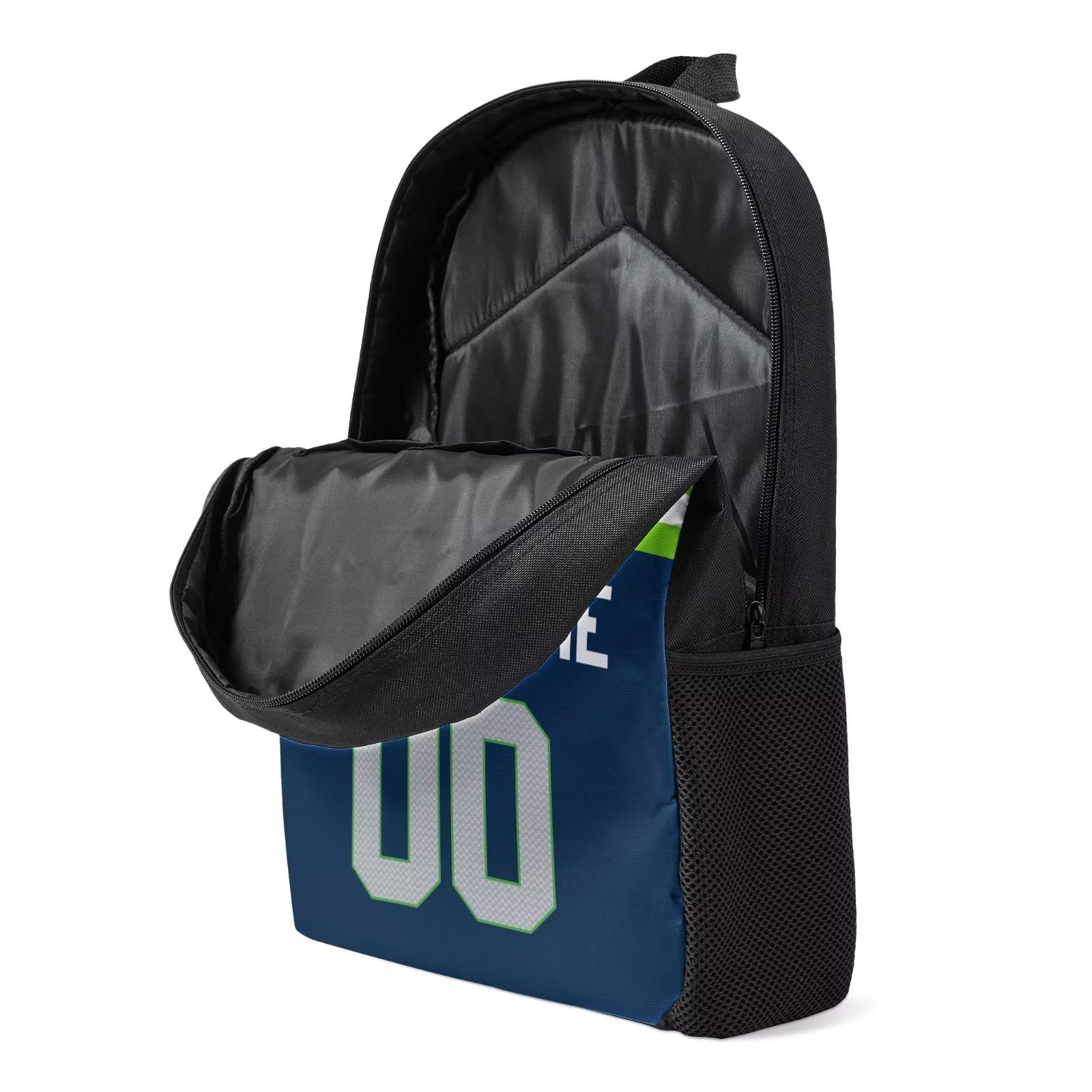 Seattle Custom Backpack High Capacity,Laptop Bag Travel Bag,Add Personalized Name And Number£¬Gifts For Football Fans