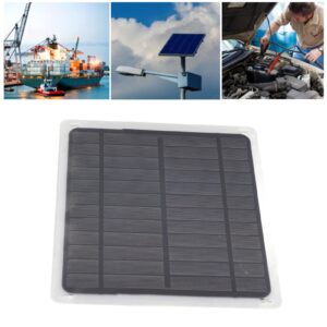 Solar Panel Kit, 20W 12V Solar Panel Car Battery Charger, Portable Solar Panel with Battery Clip and Suction Cups, Safe Use for Car RV Marine Boat, Camping, Home