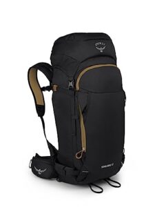 osprey soelden 42l men's ski and snowboard backpack, black