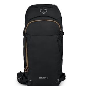 Osprey Soelden 42L Men's Ski and Snowboard Backpack, Black