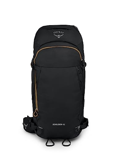 Osprey Soelden 42L Men's Ski and Snowboard Backpack, Black