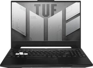 asus tuf dash f15 gaming laptop 2022 15.6” 144hz fhd display 12th intel i7-12650h 10-core 16gb ddr5 1tb ssd nvidia geforce rtx 3070 8gb gddr6 wifi 6 thunderbolt backlit kb rj45 win 10 pro w/ont usb