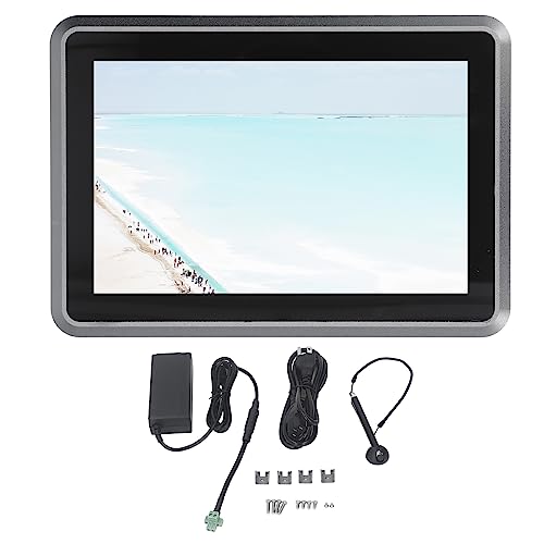 Rugged Touch Pad, Single Point Control 100‑240V Industrial Tablet PC Wide Voltage Capacitive Screen for Industrial Automation (US Plug)