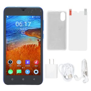 ANGGREK Nowa8 Pro 5.5 Inch Smartphone Android 10 4GB RAM 32GB ROM 16MP Rear 8MP Front Camera 100‑240V (Blue)