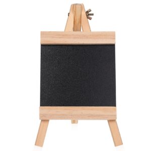 magiclulu 1 set framed tabletop chalkboard sign wooden framed standing chalkboard small countertop blackboard for restaurant, cafe, dining table, wedding, office