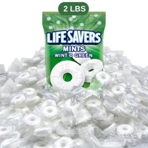 Lifesavers Individually Wrapped Bundle Includes (2lb) of Wintergreen Lifesavers Mints Individually Wrapped. Perfect for office, classroom, and reception desk by TRIONI!