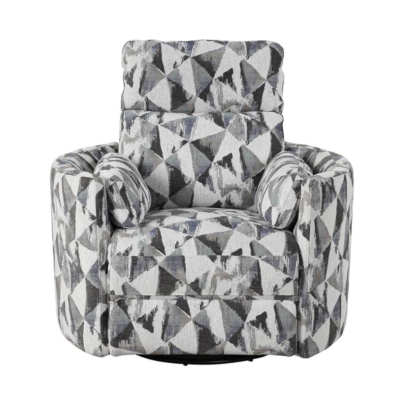 Parker Living Radius Fabric Power Swivel Glider Recliner in Dusk/Multi-Color