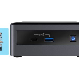 Intel NUC10i5FNH 10th Gen Home & Business Mini Desktop i5-10210U 4-Core, 16GB RAM, 512GB PCIe SSD, UHD, WiFi, Bluetooth, HDMI, USB 3.2, SD Card, Black, Win 11 Pro with Hub