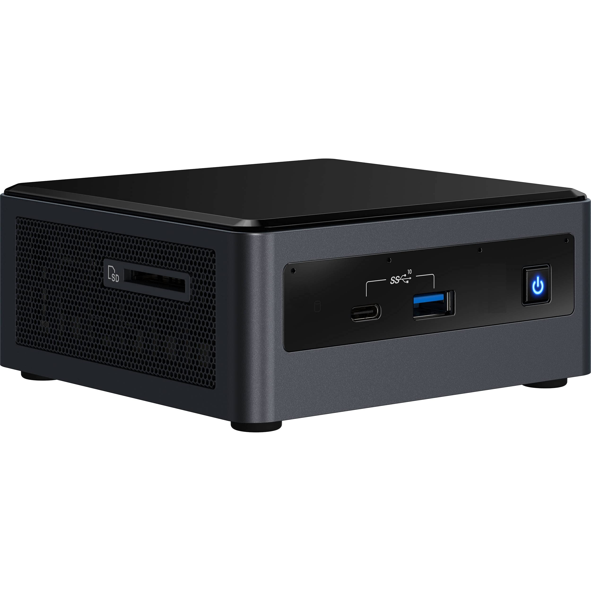 Intel NUC10i5FNH 10th Gen Home & Business Mini Desktop i5-10210U 4-Core, 16GB RAM, 512GB PCIe SSD, UHD, WiFi, Bluetooth, HDMI, USB 3.2, SD Card, Black, Win 11 Pro with Hub