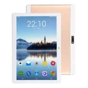 Yoidesu 10in Dual SIM Dual Standby 2GB 32GB RAM Dual Camera IPS 1080P HD Large Screen Portable Call Tablet (US Plug)