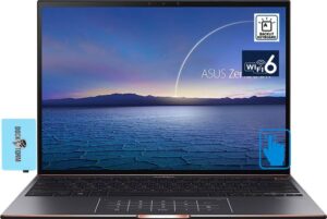 asus zenbook s business laptop 13.9" touchscreen 3.3k (intel i7-1165g7 2.80ghz, 16gb ram, 1tb pcie ssd, intel iris xe, 2 thunderbolt 4, wifi 6, bluetooth 5.2, backlit kb, win 10 pro) w/dockztorm dock