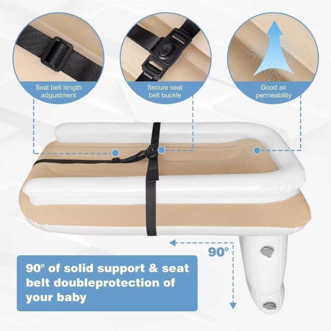 Toddler Airplane Bed Toddler Travel Bed - Airplane Bed Airplane Seat Extender Toddler Bed Belt Toddler Travel Bed for Train Airplane Car #5