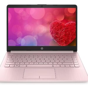 HP 14" HD Laptop Newest Stream, Intel N4000 Series Processor, 8GB DDR4 RAM, 64GB eMMC, WiFi, Bluetooth, HDMI, Webcam, USB Type-A&C, w/GM Accessory, Pink