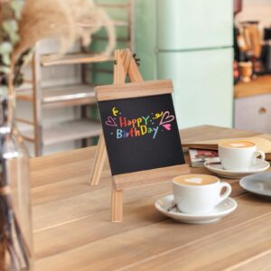 Easel for Kids Tabletop Easels for Painting Table Top Easel Blackboard for Kids Signs for Home Decor Chalk Board Sign Small Chalk Board Menu Board Wood Mini Child Dessert Table