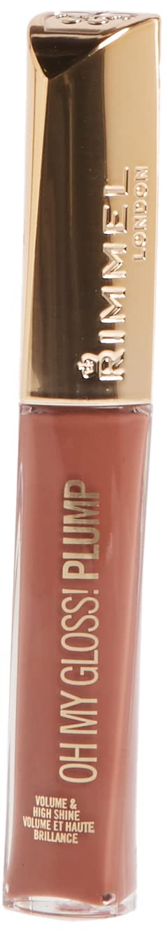 Rimmel Stay Plumped Lip Gloss, 759 Spiced Nude, Pack of 2