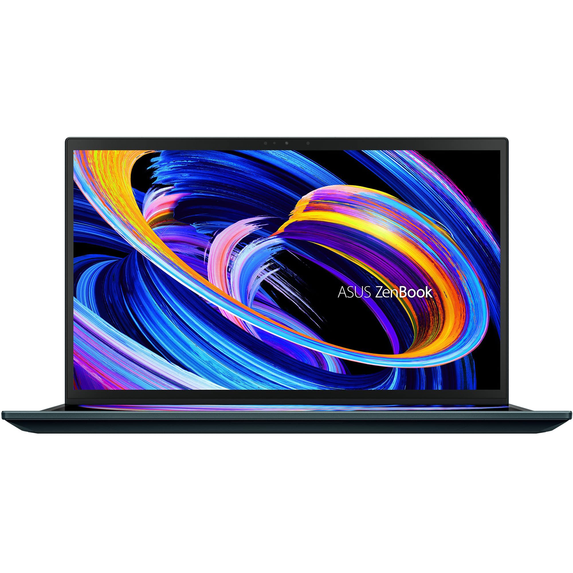 ASUS ZenBook Pro Duo Laptop 15.6" 4K UHD OLED Touchscreen (Intel i7-12700H 14-Core, 16GB LPDDR5, 2TB PCIe SSD, GeForce RTX 3060 6GB, ScreenPad Plus, Stylus, Backlit KYB, Win 11 Pro) w/Dockztorm Dock