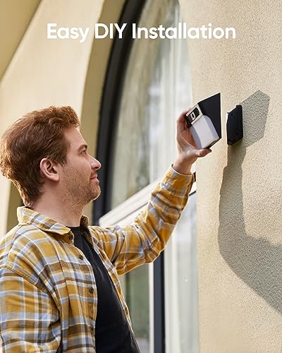 eufy Security Solar Wall Light Cam S120, Solar Security Cameras Wireless Outdoor, 2K Camera, Forever Power, Motion Activated Light, AI Detection, IP65 Waterproof, Spotlight, No Monthly Fee