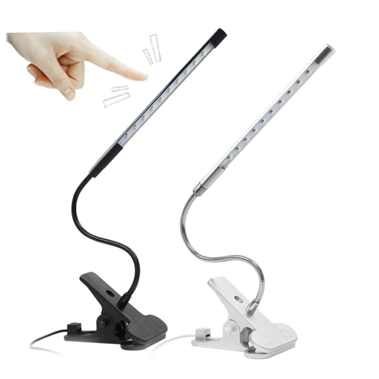 Uonlytech LED Clip Desk Lamp Led Desk Light Table Lights for Desk Led Desk Lamp Household Student Clip Clip-on Reading Light