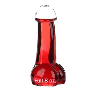 merrimix Extra Large 8oz (250ml) Novelty Wine Glass Creative Funny Unique Adult Tequila Cocktail Birthday Bachelorette Parties Naughty Gag Quiky Party Gift Stemless