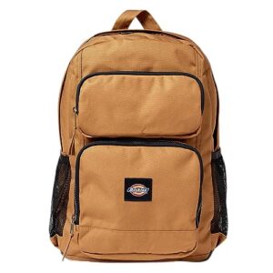 dickies double pocket backpack, brown duck, al