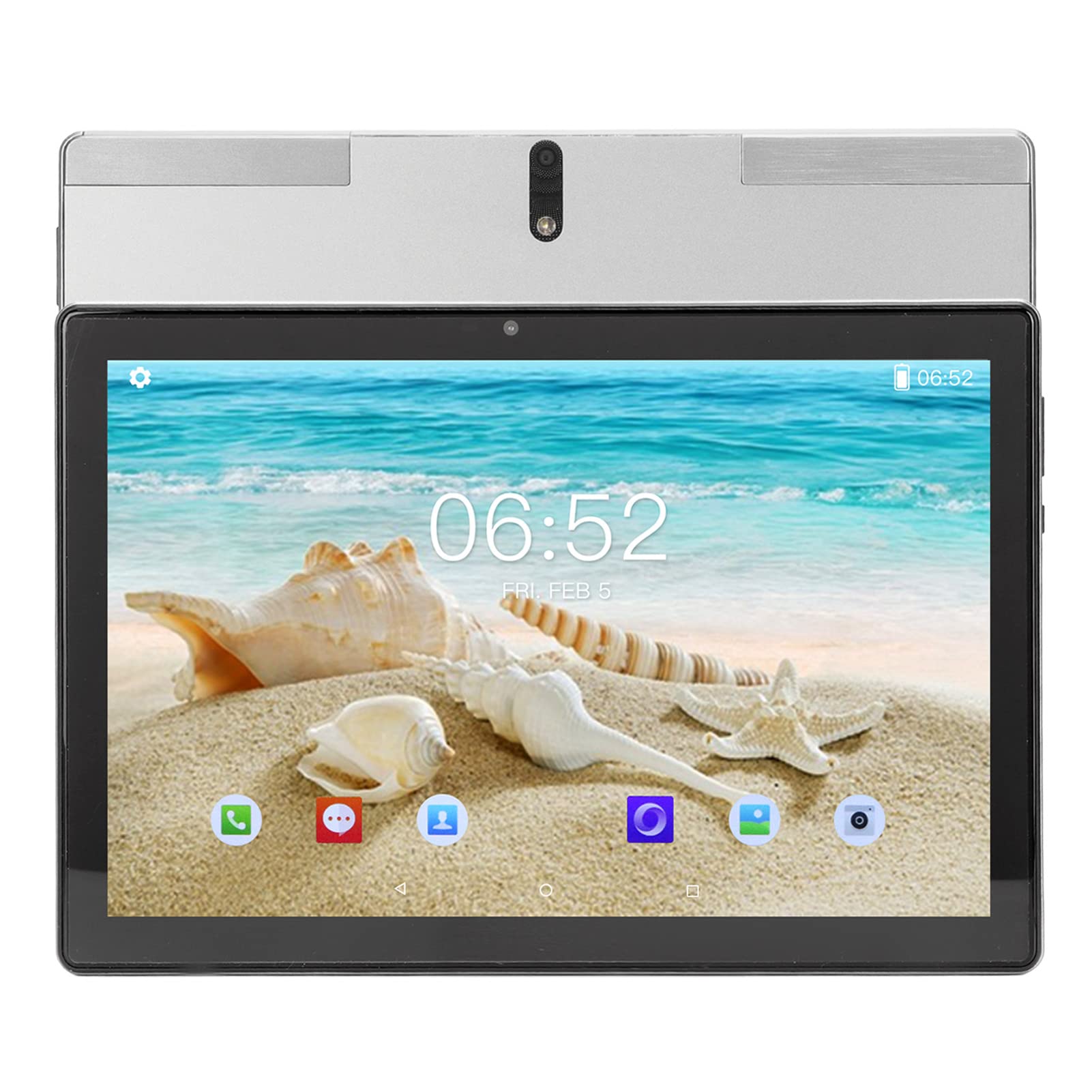 GLOGLOW 10.1in Tablet, 100-240V HD Tablet Support Dual Card Dual Standby Octa Core 1920x1200 Resolution for Android8.1 for Writing (US Plug)