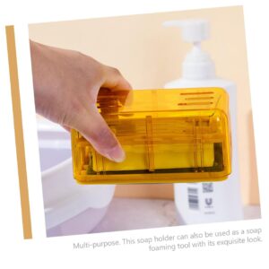 Cabilock Box Housewarming Gift Gifts for Housewarming Soap Storage Holder Easy to Clean soap Holder contenedores para jabon de lavanderia para guardar Travel Container pp