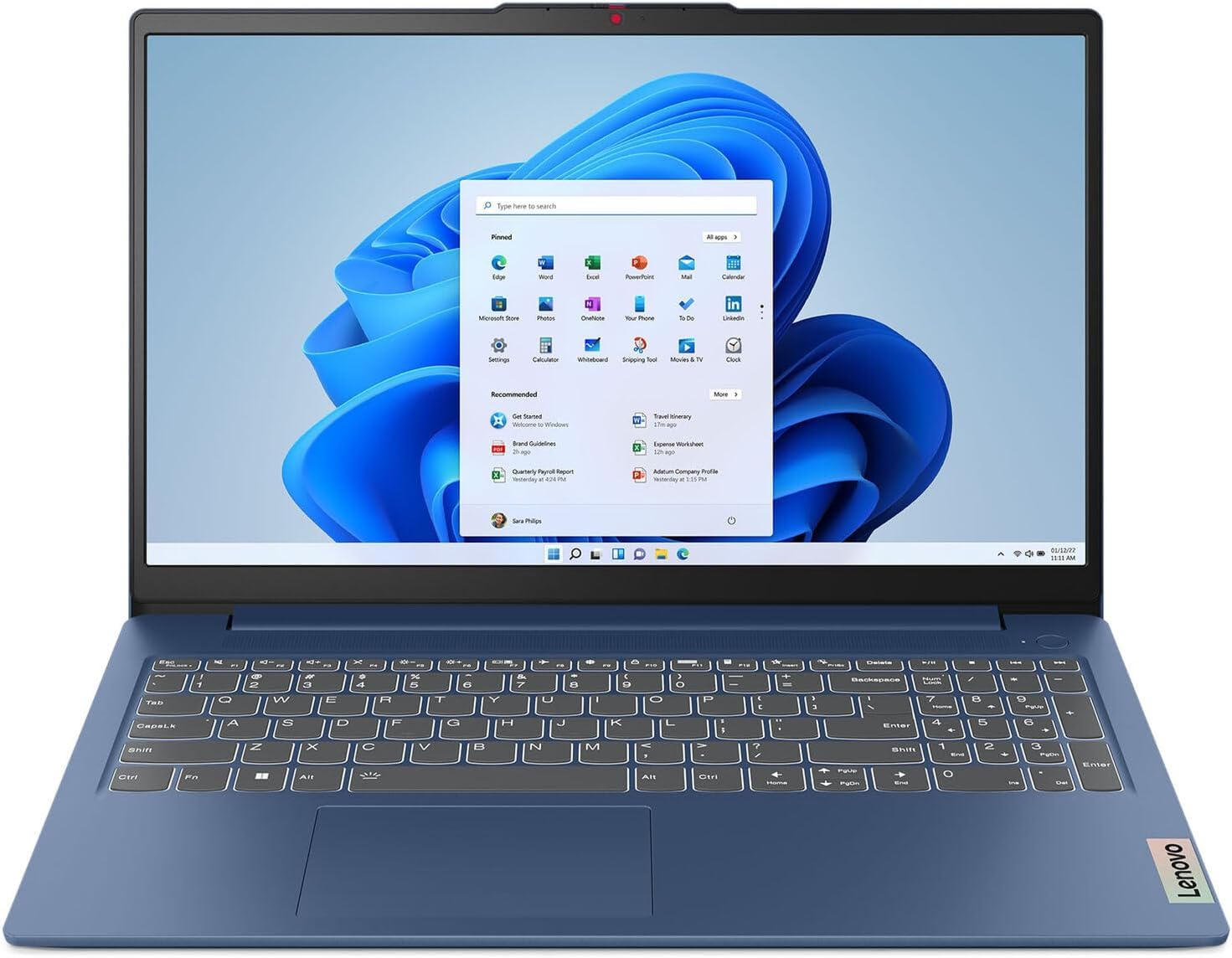 Lenovo IdeaPad Slim 3 Laptop, 15.6" FHD IPS Touch LED AMD Ryzen™ 5 7530U Processor 8 GB DDR4 512 GB SSD 82XM000DUS