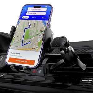 mybat pro phone vent mount for car cell phone holder car easy clamp hands-free universal compatible with iphone 15 14 13 12 pro max, samsung s23 all phones