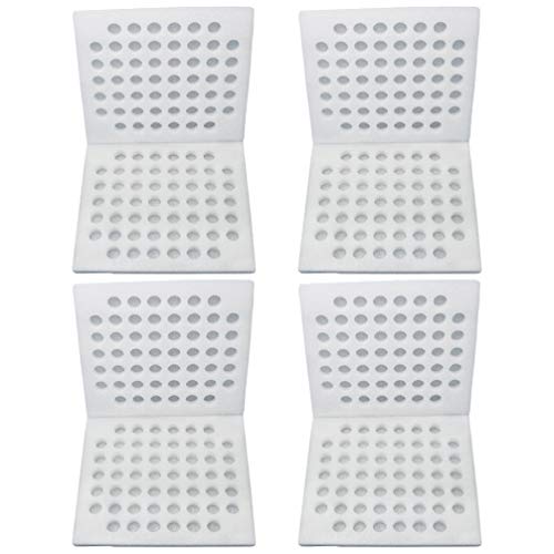 AlTurn Quail Egg Cartons Foam Egg Box Holder 52 Slots Egg Storage Tray Wrapping Container Egg Dispenser Case for Kitchen Egg Protection 4pcs