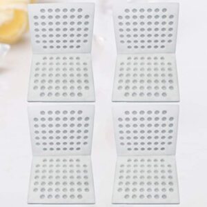 AlTurn Quail Egg Cartons Foam Egg Box Holder 52 Slots Egg Storage Tray Wrapping Container Egg Dispenser Case for Kitchen Egg Protection 4pcs