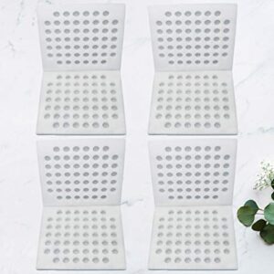 AlTurn Quail Egg Cartons Foam Egg Box Holder 52 Slots Egg Storage Tray Wrapping Container Egg Dispenser Case for Kitchen Egg Protection 4pcs