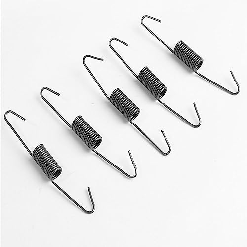 UtySty 20 Pack 10CM Sofa Mechanism Stretch Spring Replacement Extension Balance Hooks Tension Springs for Recliner Chair Seat Bed Couch Trundle Repair Long Neck Hook Style