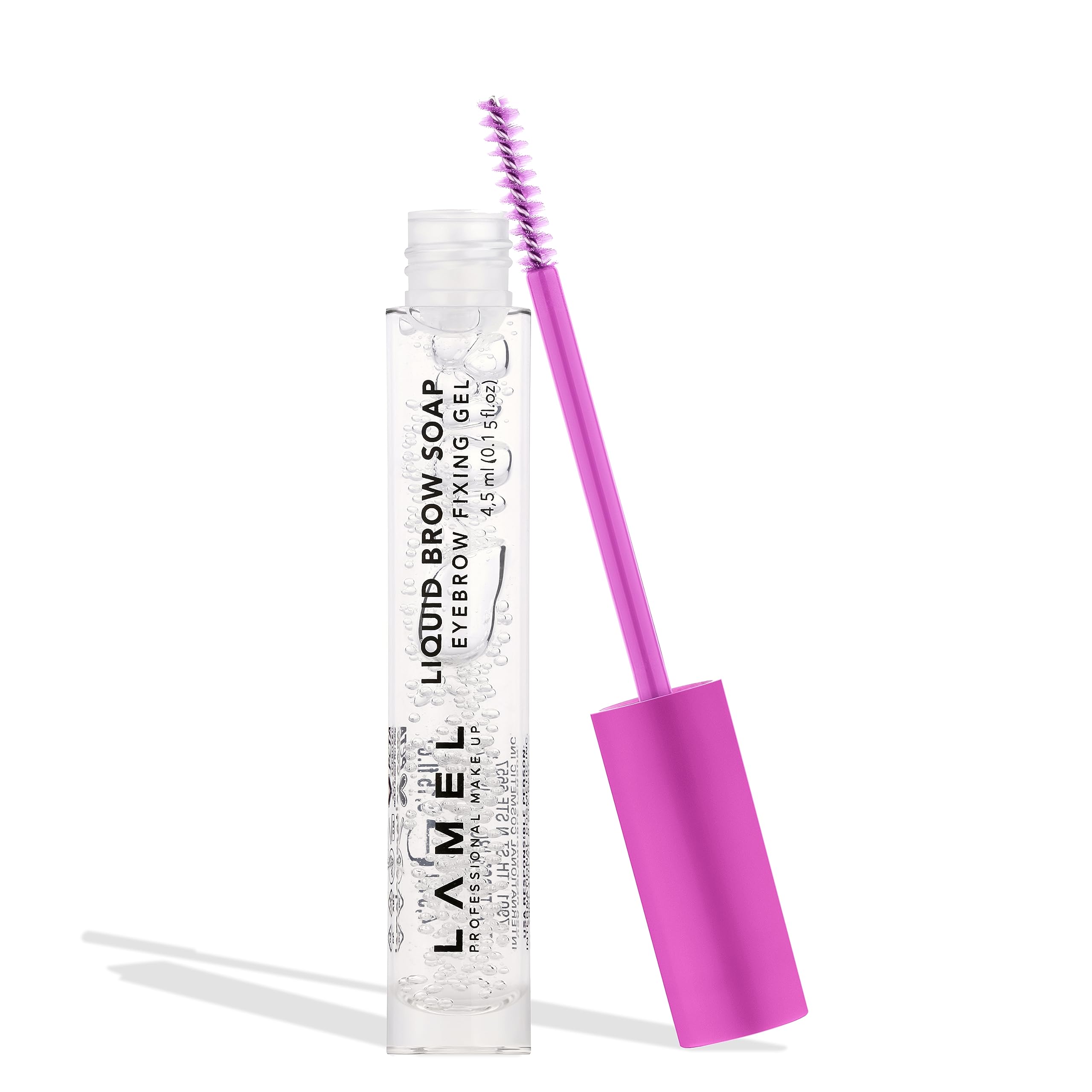 LAMEL Liquid Brow Soap - Transparent Eyebrow Setting Gel - Waterproof & Sweat-Proof Brow Mascara - Styling for Feathered & Fluffy Brows Makeup - 401-4,5ml / 0.15oz