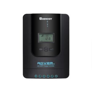 Renogy Rover 20A 12V/24V Auto DC Input MPPT Solar Charge Controller with Bluetooth Module