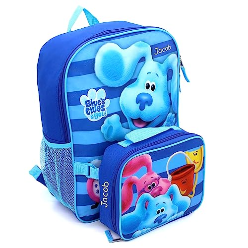 DIBSIES Personalized Backpack Lunchbox Combo created using Blue's Clues Puppy Backpack Lunchbox Combo