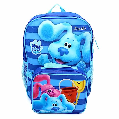 DIBSIES Personalized Backpack Lunchbox Combo created using Blue's Clues Puppy Backpack Lunchbox Combo