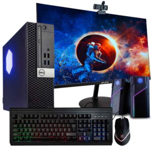 dell optiplex 5050 (rgb) desktop computer | quad core intel i7 (3.4) | 16gb ddr4 ram | 500gb ssd solid state | windows 10 professional | home or office pc (renewed)