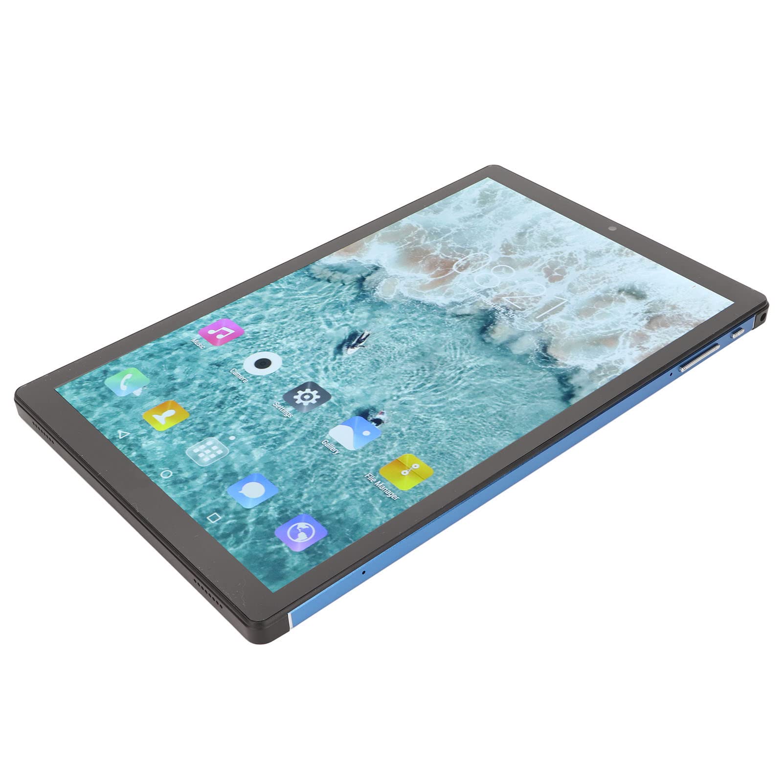 GLOGLOW HD Tablet, Blue Tablet 5800mAh 10.1 Inch for Business (US Plug)